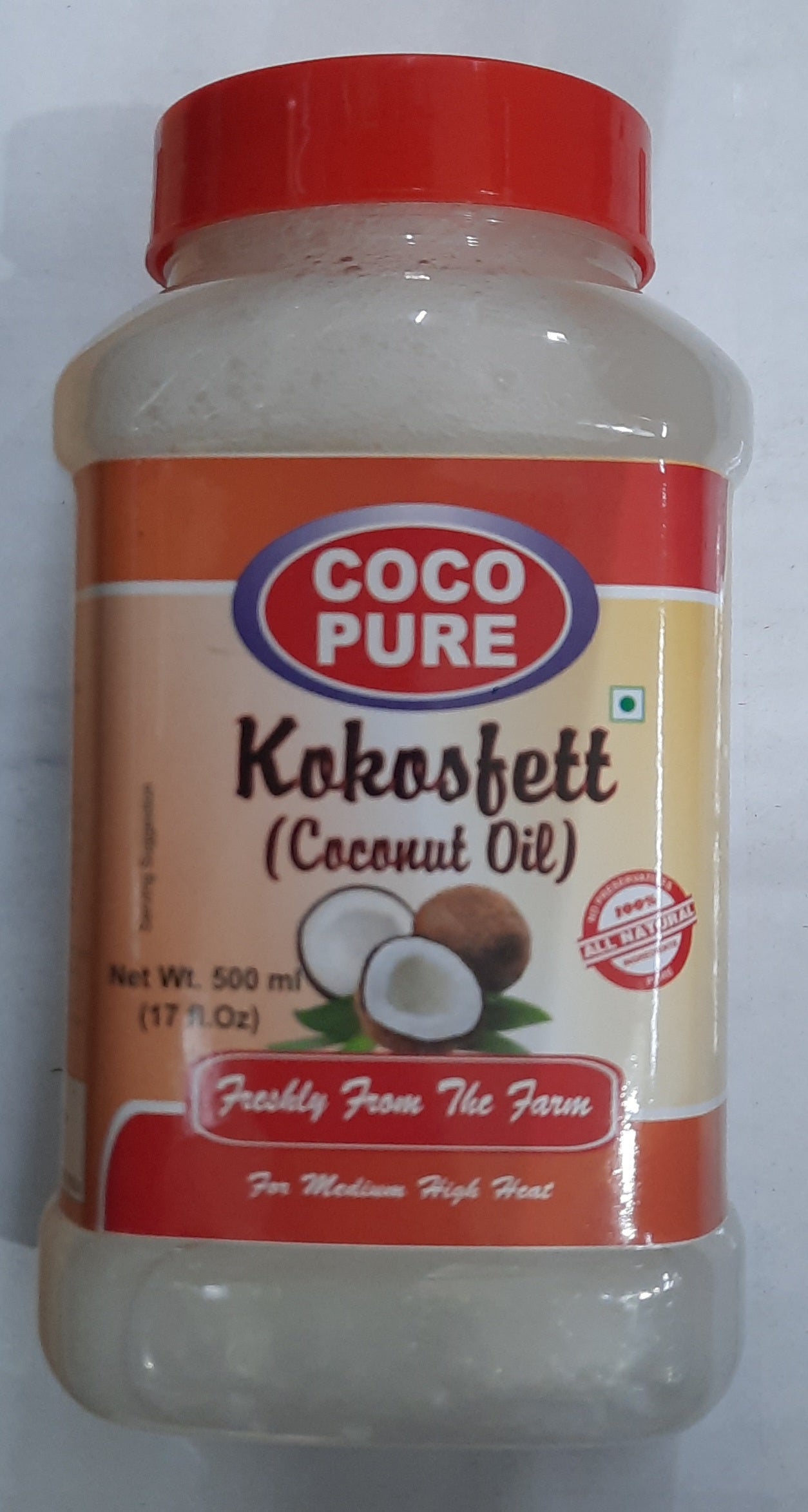 Coco Pure Coconut Oil 500ml – Spice Village