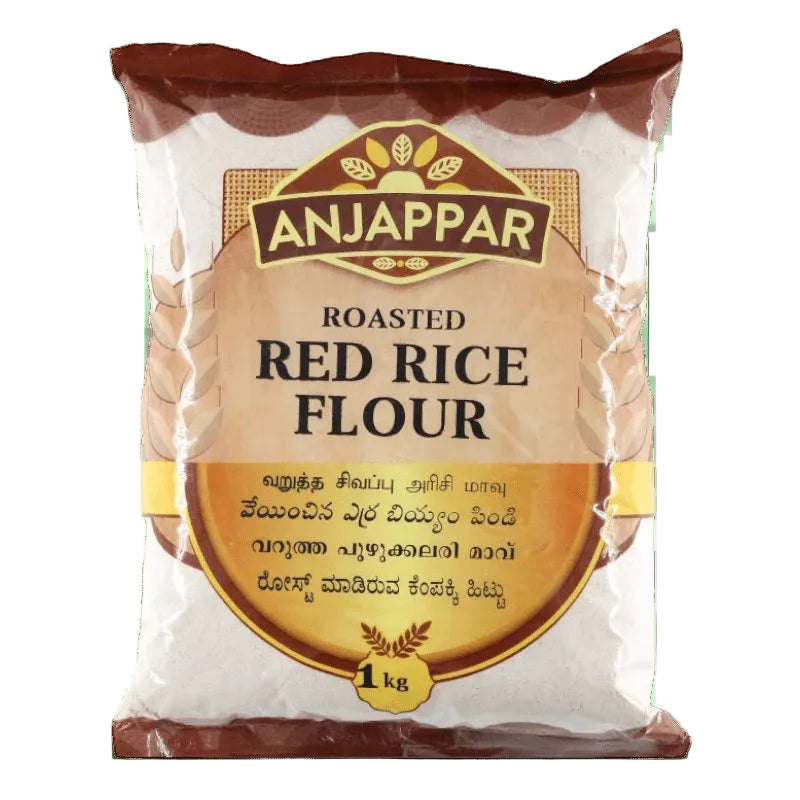 Anjappar Roasted Red Rice Flour 1kg – Spice Village