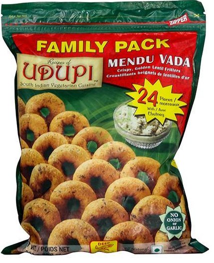 Frozen Deep Medu Vada Family pack 800gm (24pcs)- Only Berlin same day ...