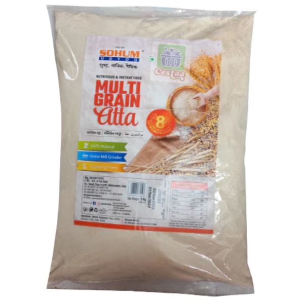 Sohum Multigrain Atta 5kg – Spice Village